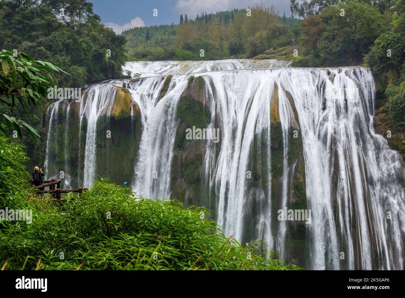 Guizhou Province, China. Yellow Fruit Tree (Huangguoshu) Waterfall ...