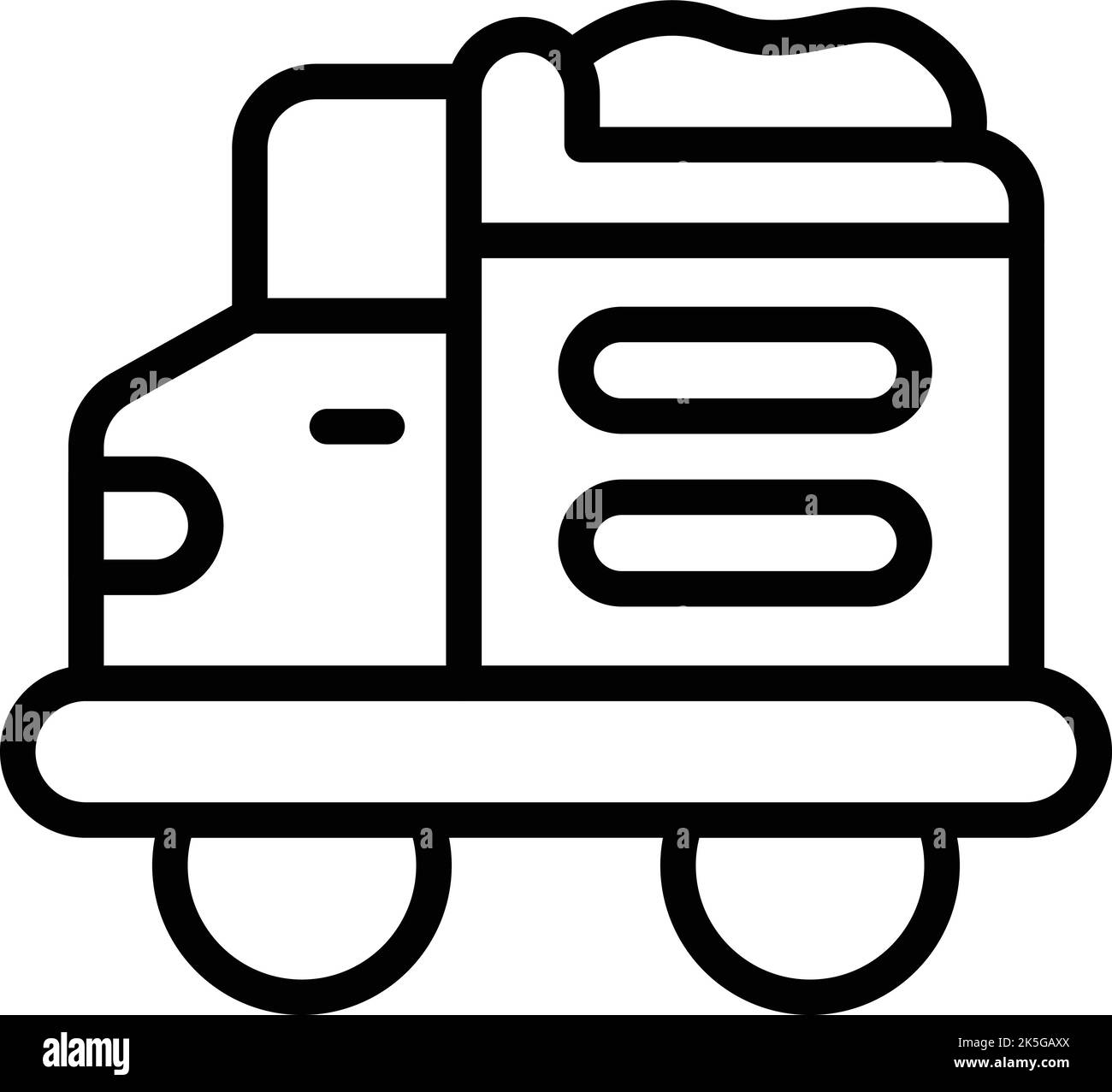 Mine truck icon outline vector. Gold nugget. Miner gem Stock Vector ...