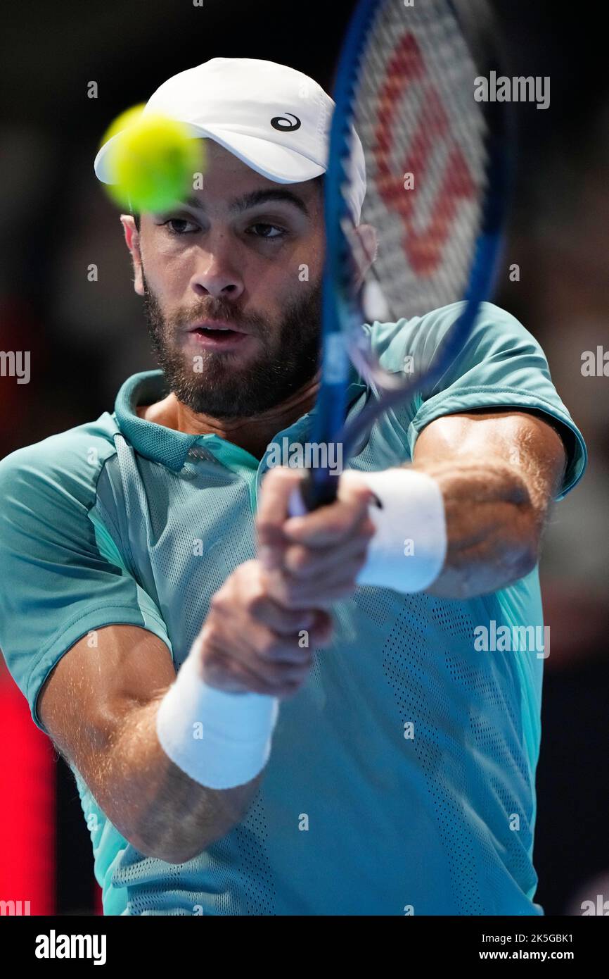 Ariake Colosseum, Tokyo, Japan. 7th Oct, 2022. Borna Coric (CRO ...