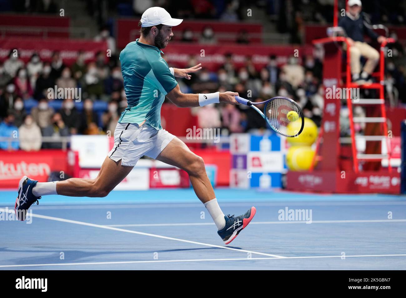 Ariake Colosseum, Tokyo, Japan. 7th Oct, 2022. Borna Coric (CRO ...