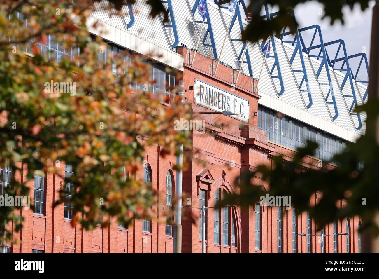Outside view of ibrox stadium hi-res stock photography and images - Alamy
