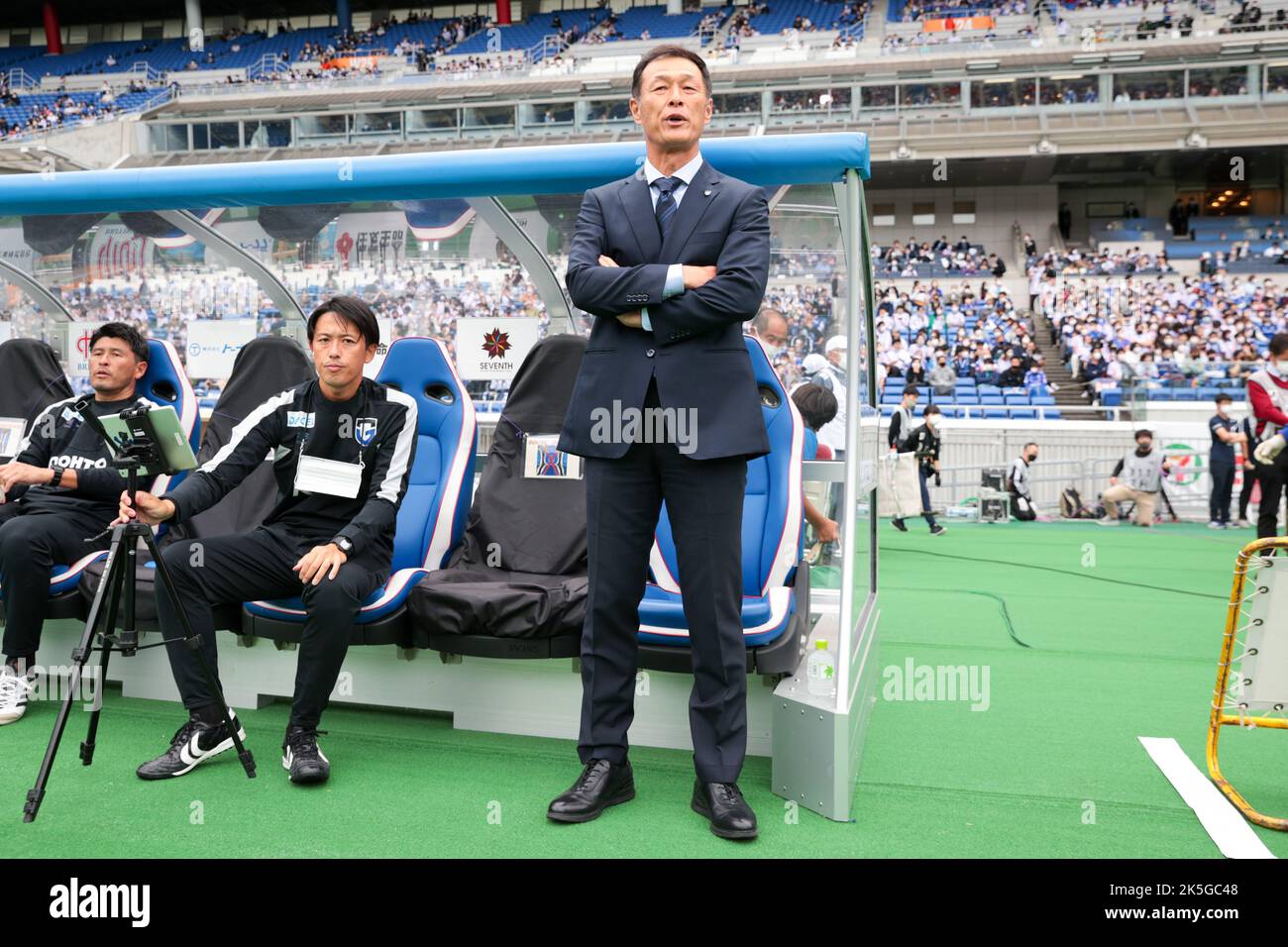 Kanagawa, Japan. 8th Oct, 2022. Hiroshi Matsuda head coach (Gamba ...