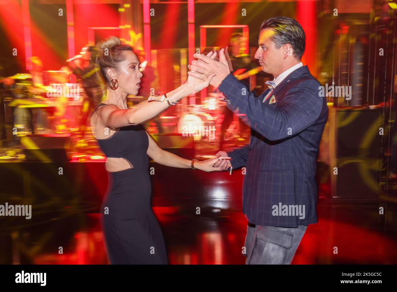 Leipzig, Germany. 08th Oct, 2022. Andreas Gabalier and Melanie Wolf ...