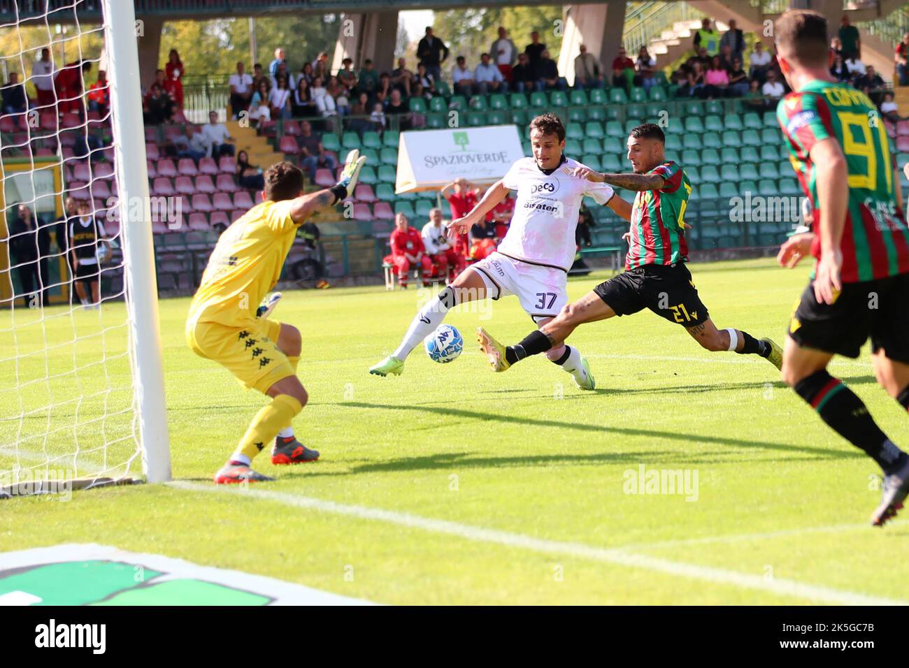 Terni, Italy. 08th Oct, 2022. Anthony Partipilo (Ternana)Ales Mateju ...