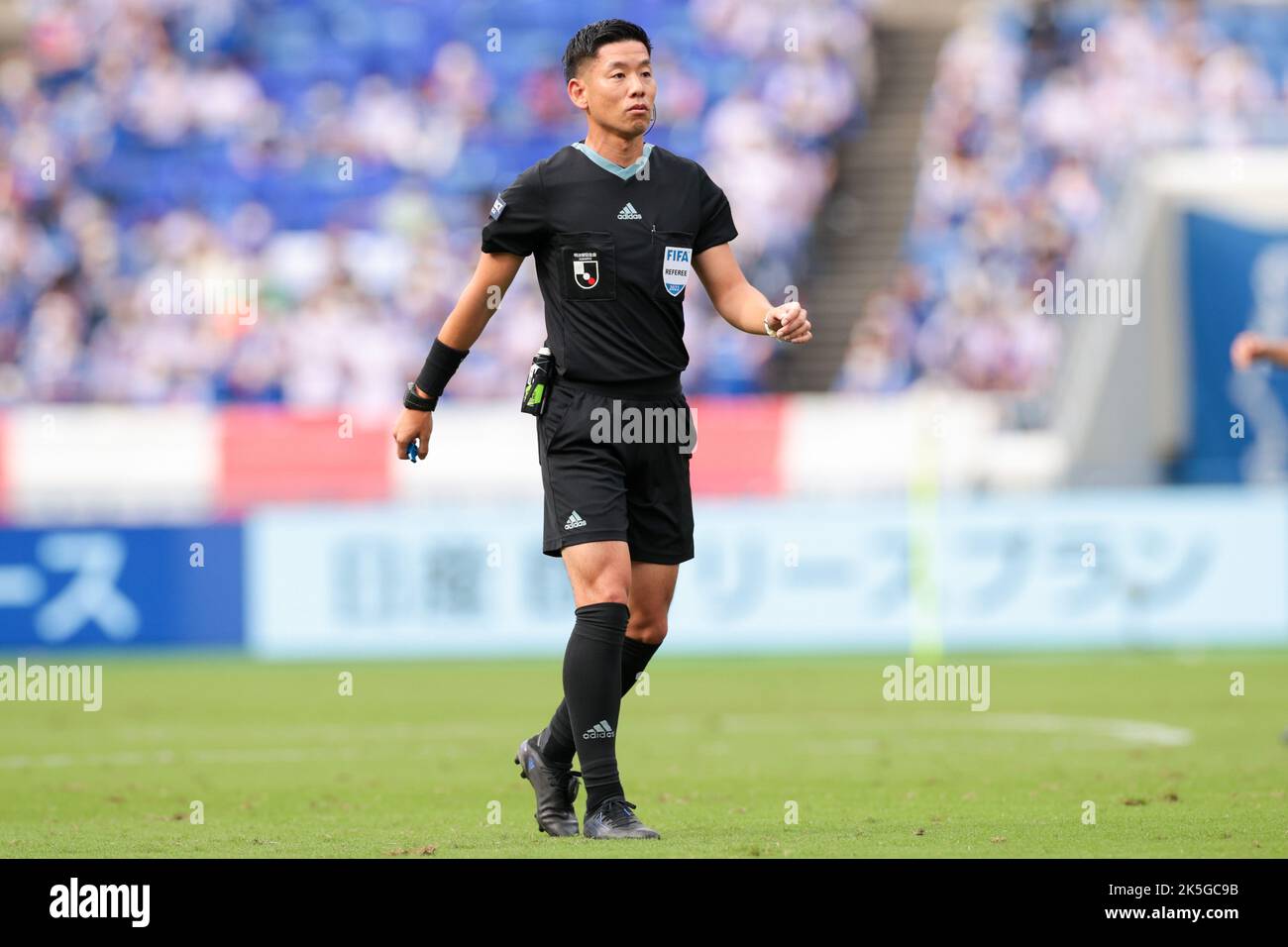 Kanagawa, Japan. 8th Oct, 2022. Ryo Tanimoto (Referee) Football/Soccer : 2022 J1 League match ...