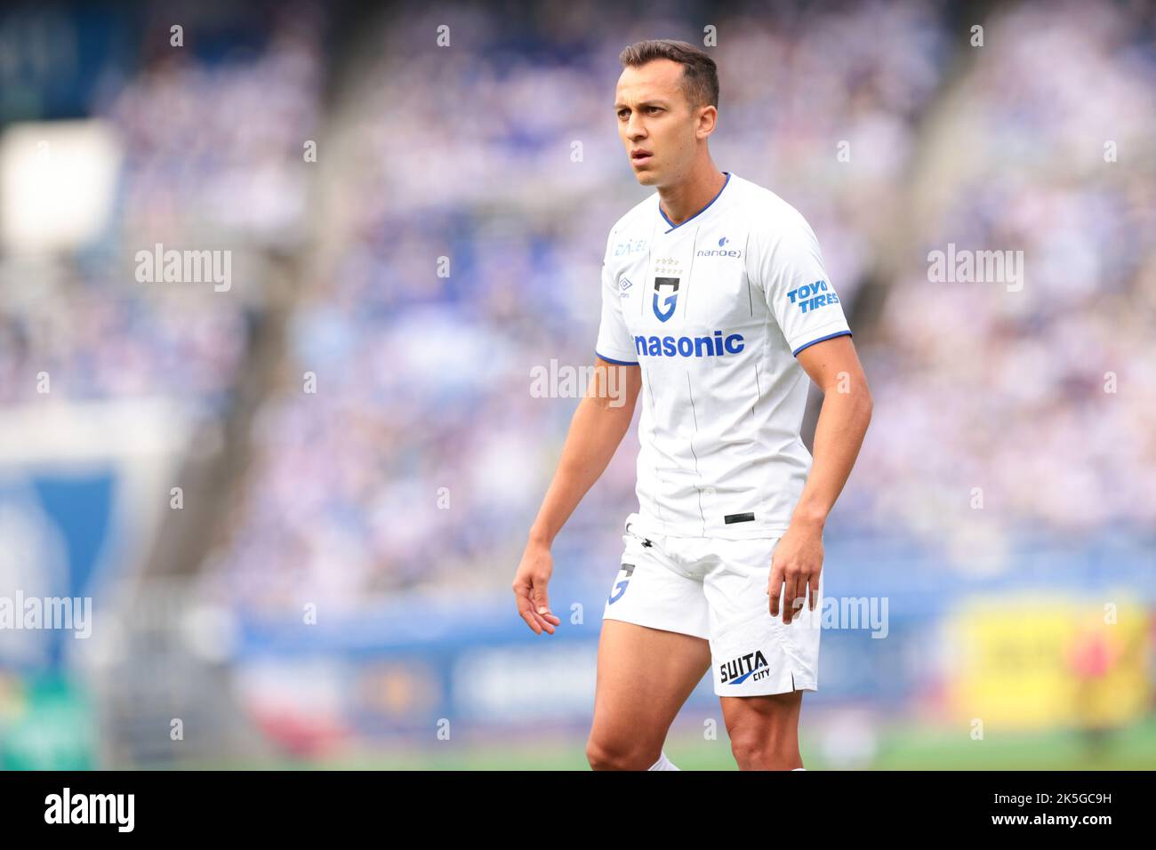 Kanagawa, Japan. 8th Oct, 2022. Juan Alano (Gamba) Football/Soccer ...