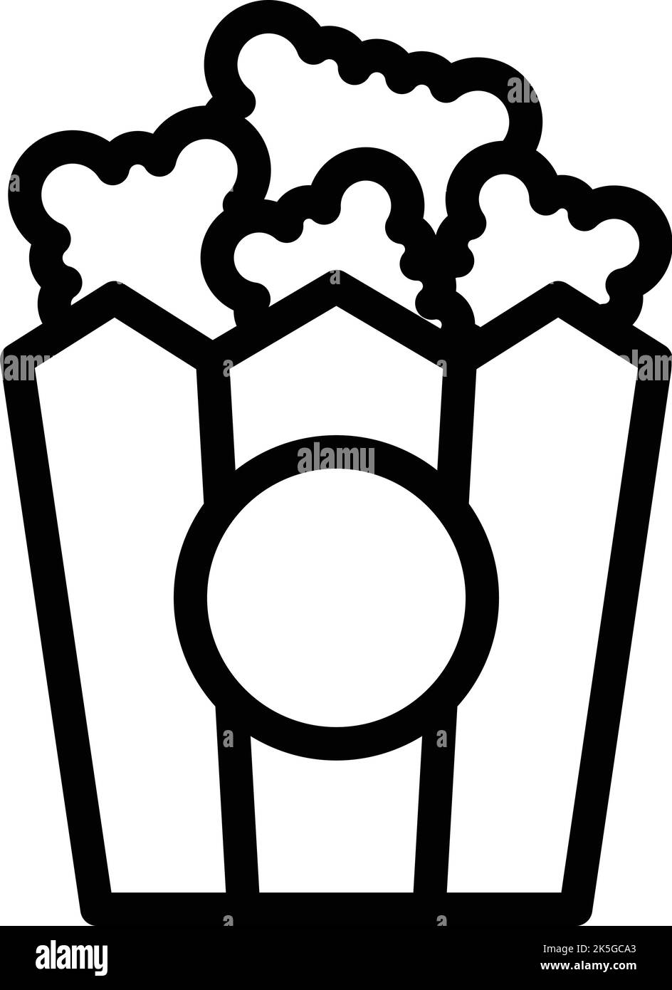 Fast food icon outline vector. Chicken nugget. Meat hot Stock Vector ...