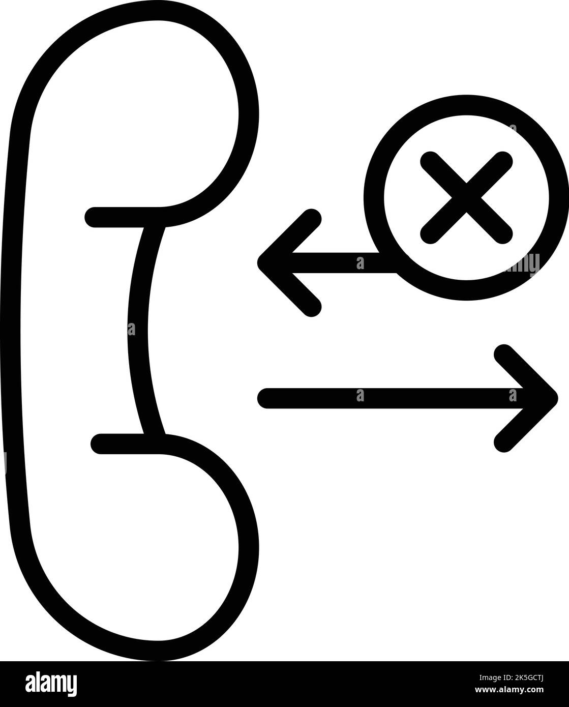 Lost signal icon outline hi-res stock photography and images - Alamy