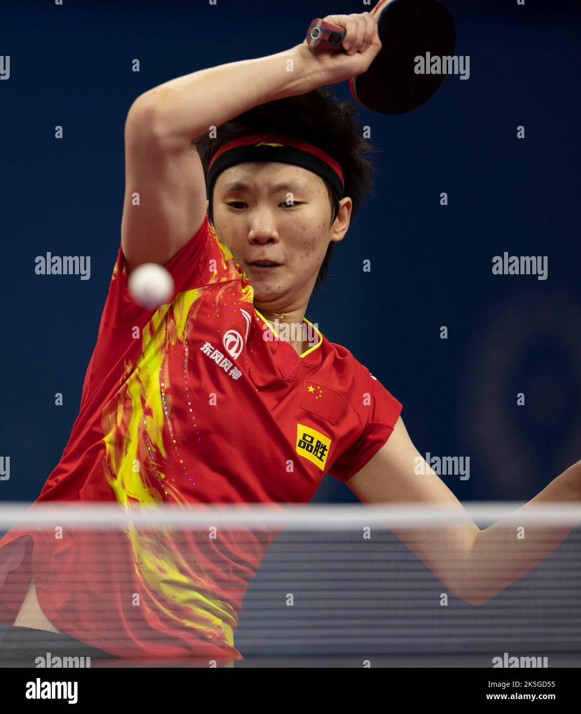 CHENGDU, CHINA - OCTOBER 8, 2022 - Wang Manyu of China competes against ...