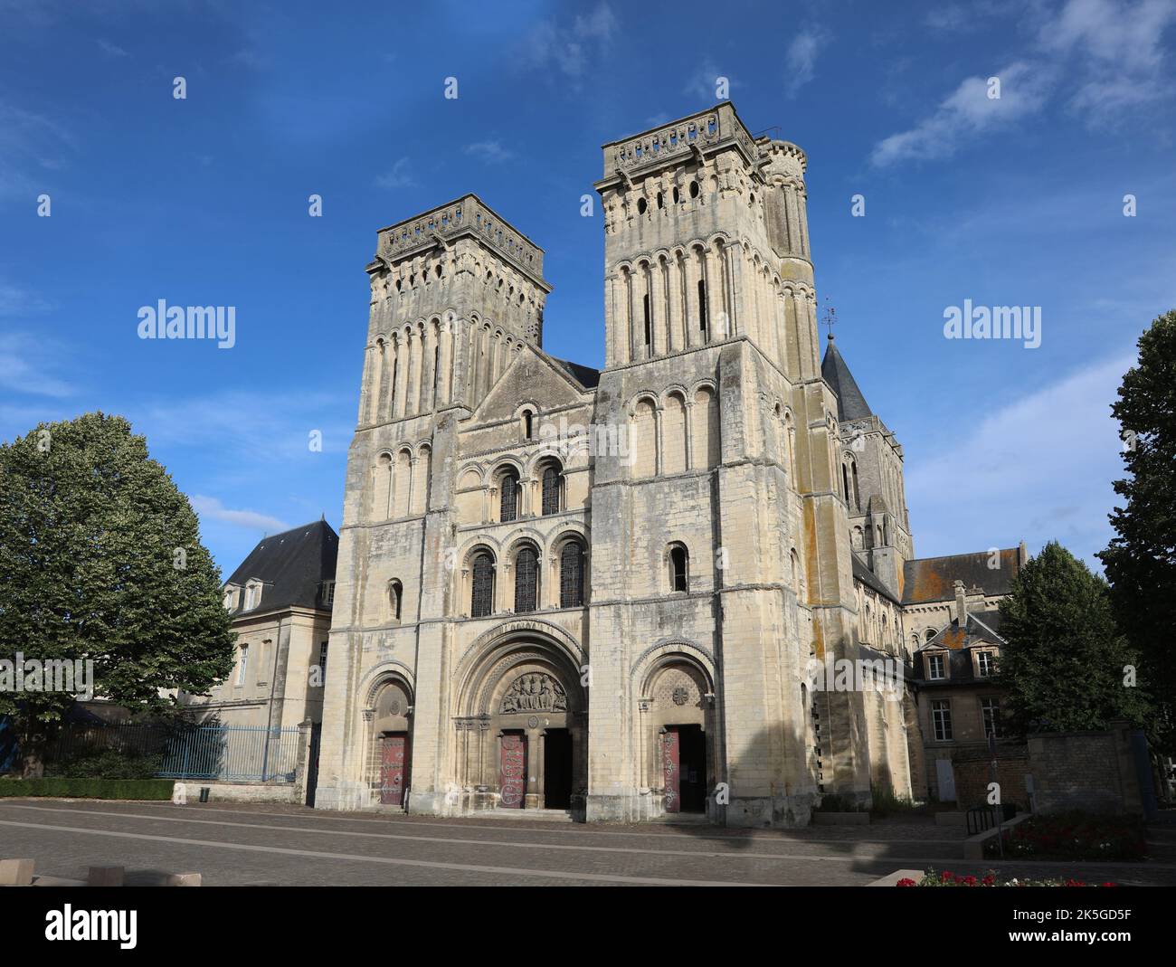 Ancient Church called Abbey of women in CAEN in France without people ...