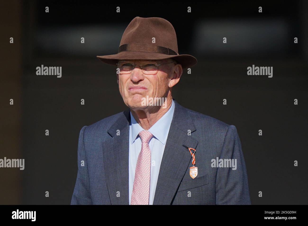 John Gosden at Dubai Future Champions Day at Newmarket Racecourse ...