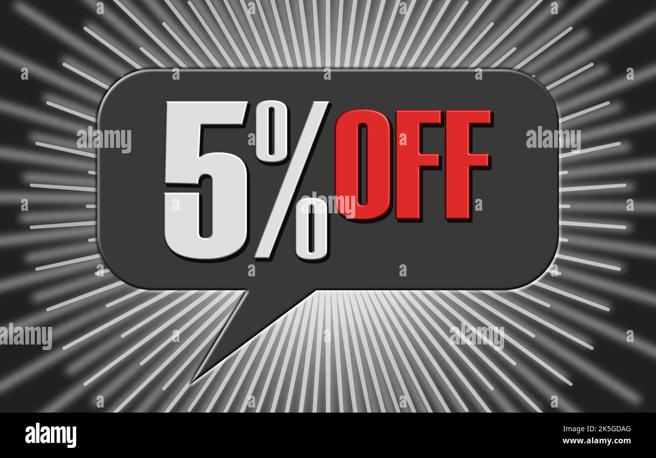 5 percentage Stock Vector Images - Alamy