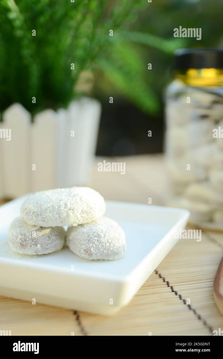 Putri salju cookie is a kind of kue kering from Malaysia which is ...