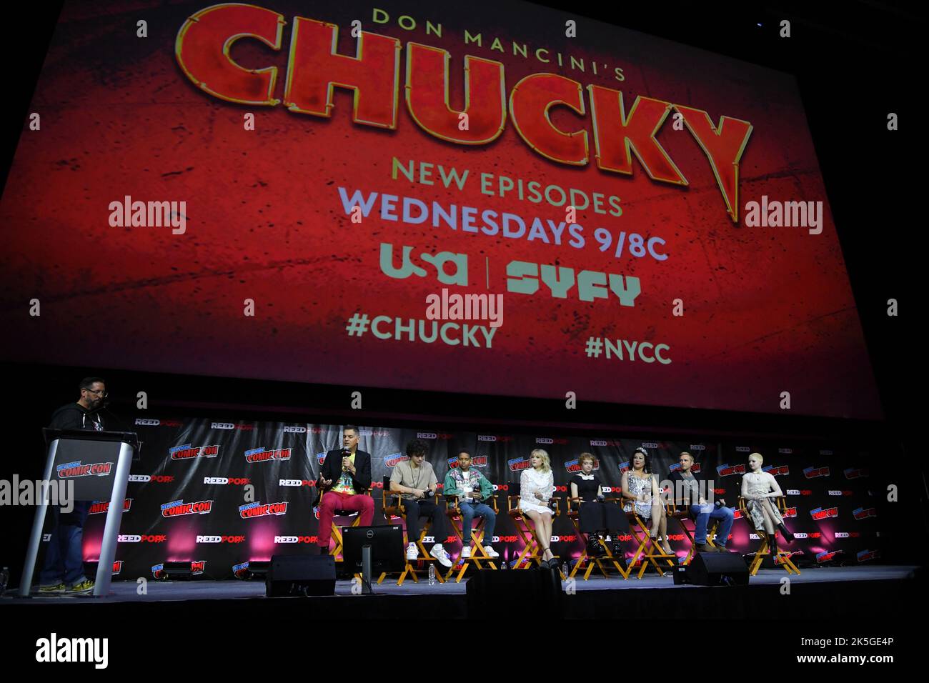 Jennifer Tilly onstage at “Chucky” Season 2: Cast Conversation and ...