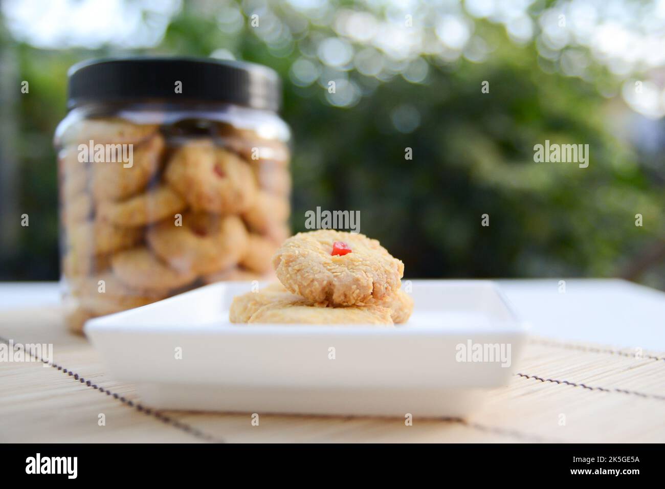 Home made of Malaysia traditional Cornflakes or ' Biskut Cornflakes ...