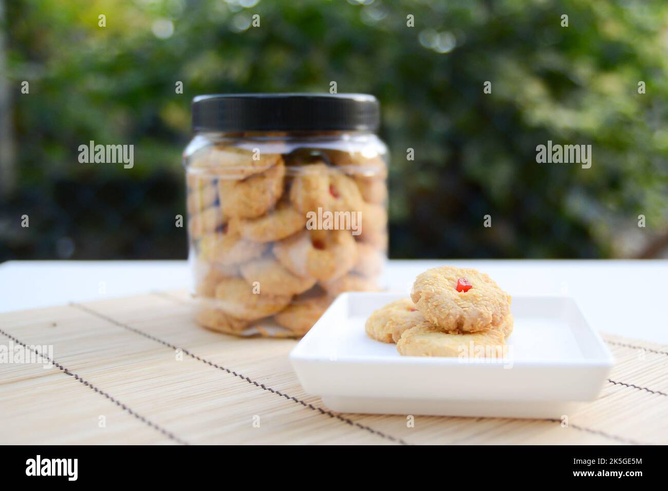 Home made of Malaysia traditional Cornflakes or ' Biskut Cornflakes ...
