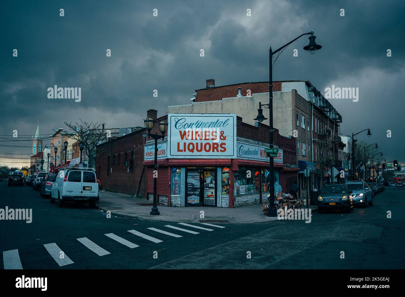 Continental Wine & Liquors vintage sign, Elizabeth, New Jersey Stock ...