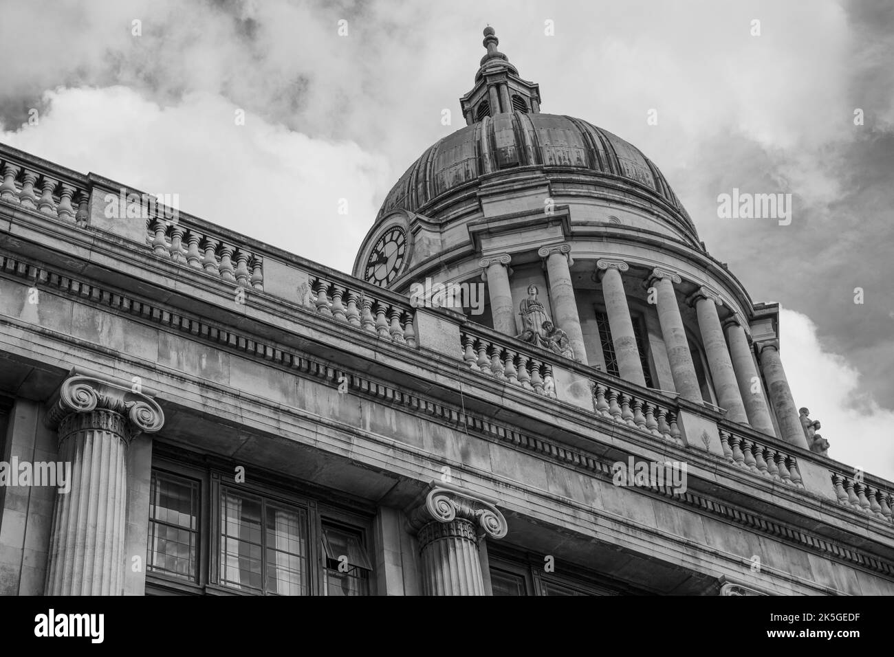 Nottingham cityscape Black and White Stock Photos & Images - Alamy