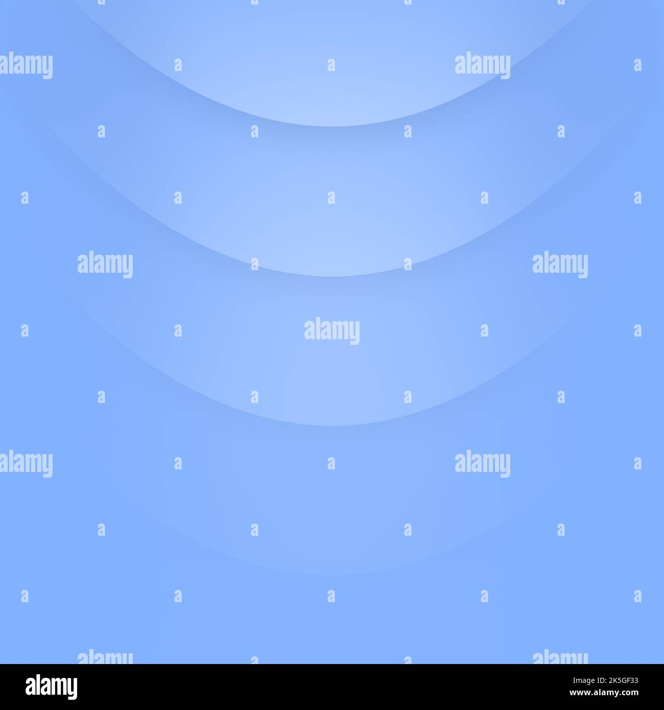 Light blue overlapping layers or bent, curved lines with shadows. Modern, minimalistic and ...