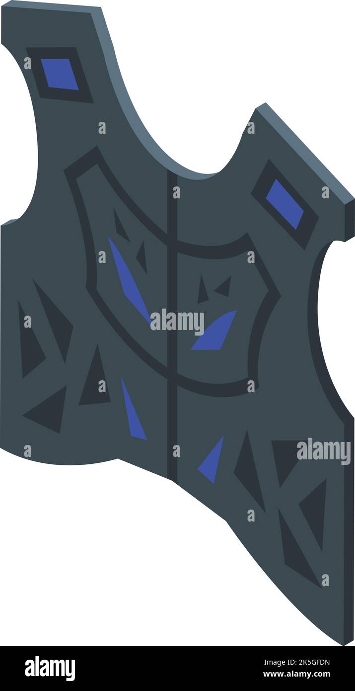 Spine bike safety icon isometric vector. Motorcycle equipment. Moto ...