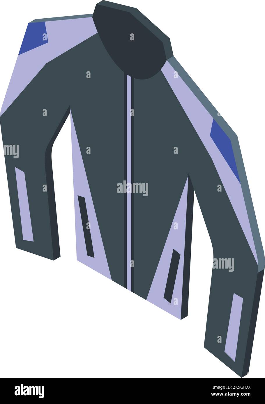Motorcycle jacket icon isometric vector. Bike equipment. Moto race ...