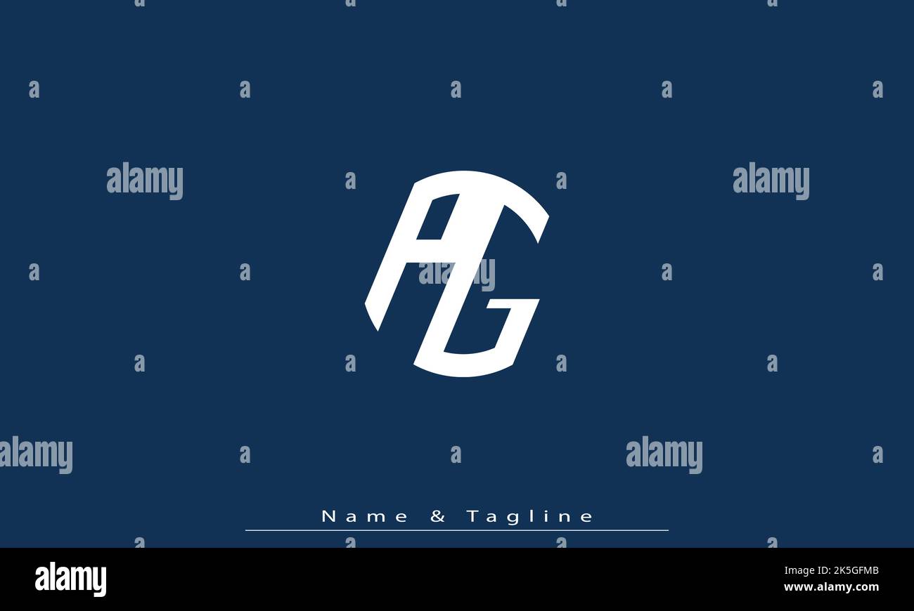 Alphabet letters Initials Monogram logo PG , GP Stock Vector Image ...