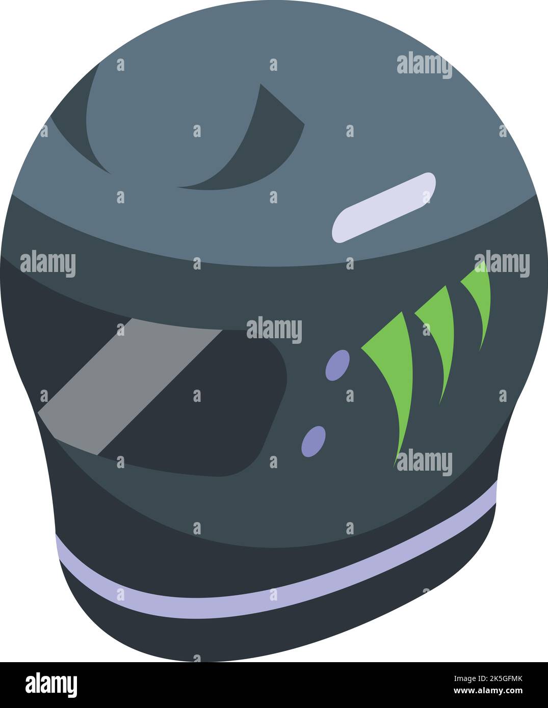 Helmet cover icon isometric vector. Bike equipment. Moto rider Stock ...