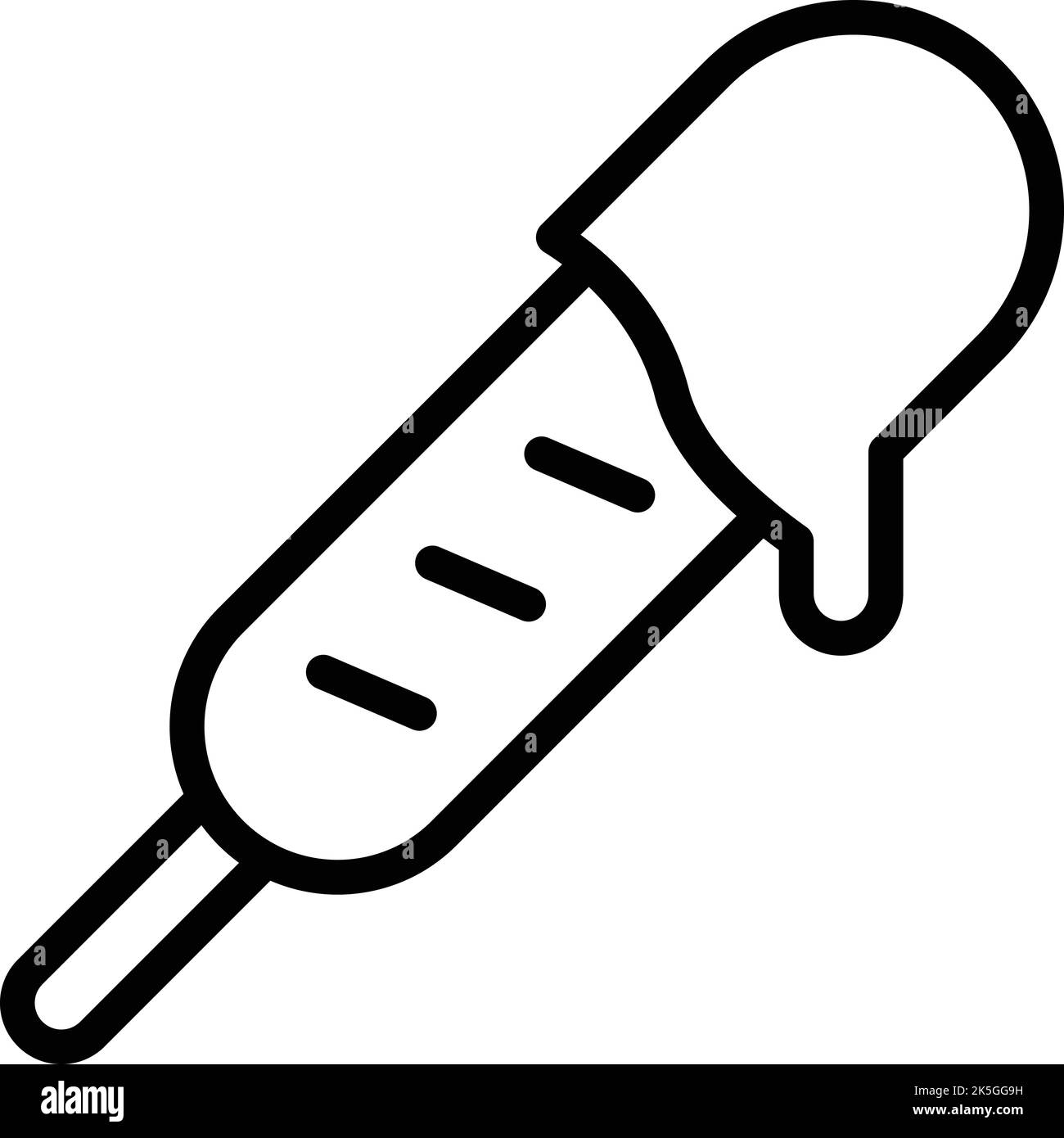 Sauce food stick icon outline vector. Corn dog. Fried hot food Stock ...