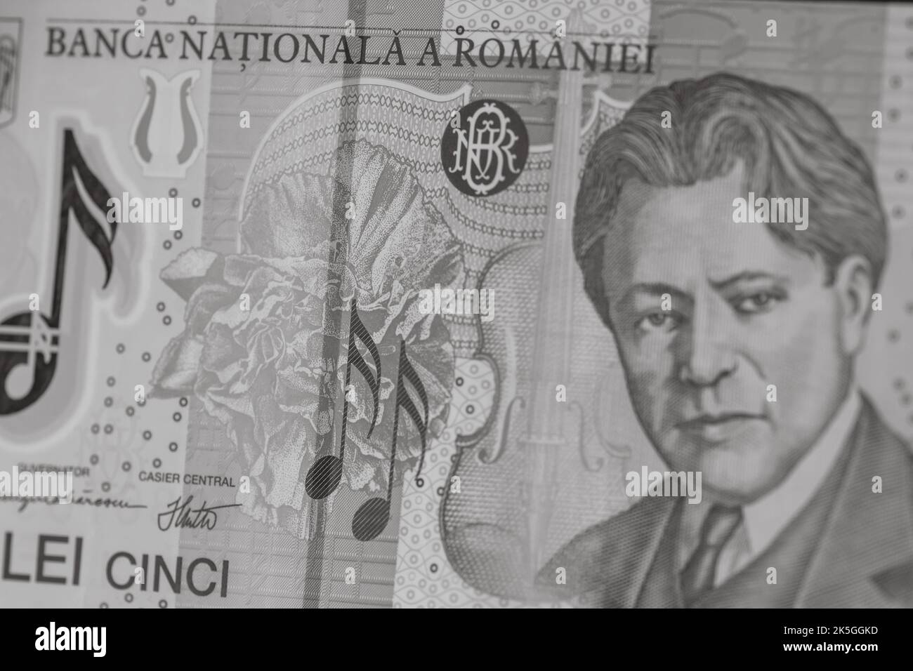 LEI Romanian money. RON Leu money european currency and inflation Stock ...