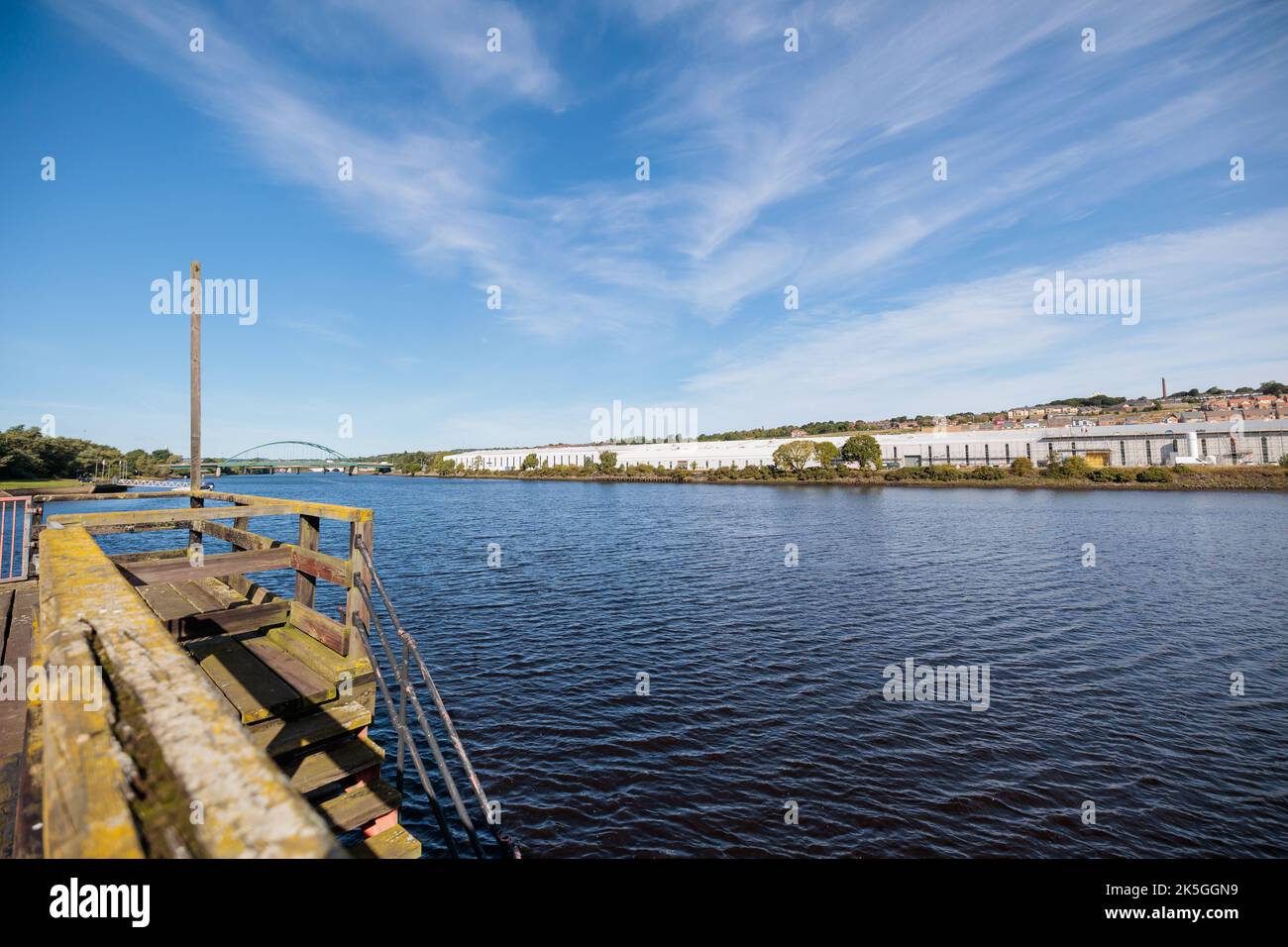 Blaydon England: 17th Sept 2022: View of Newcastle upon Tyne's ...
