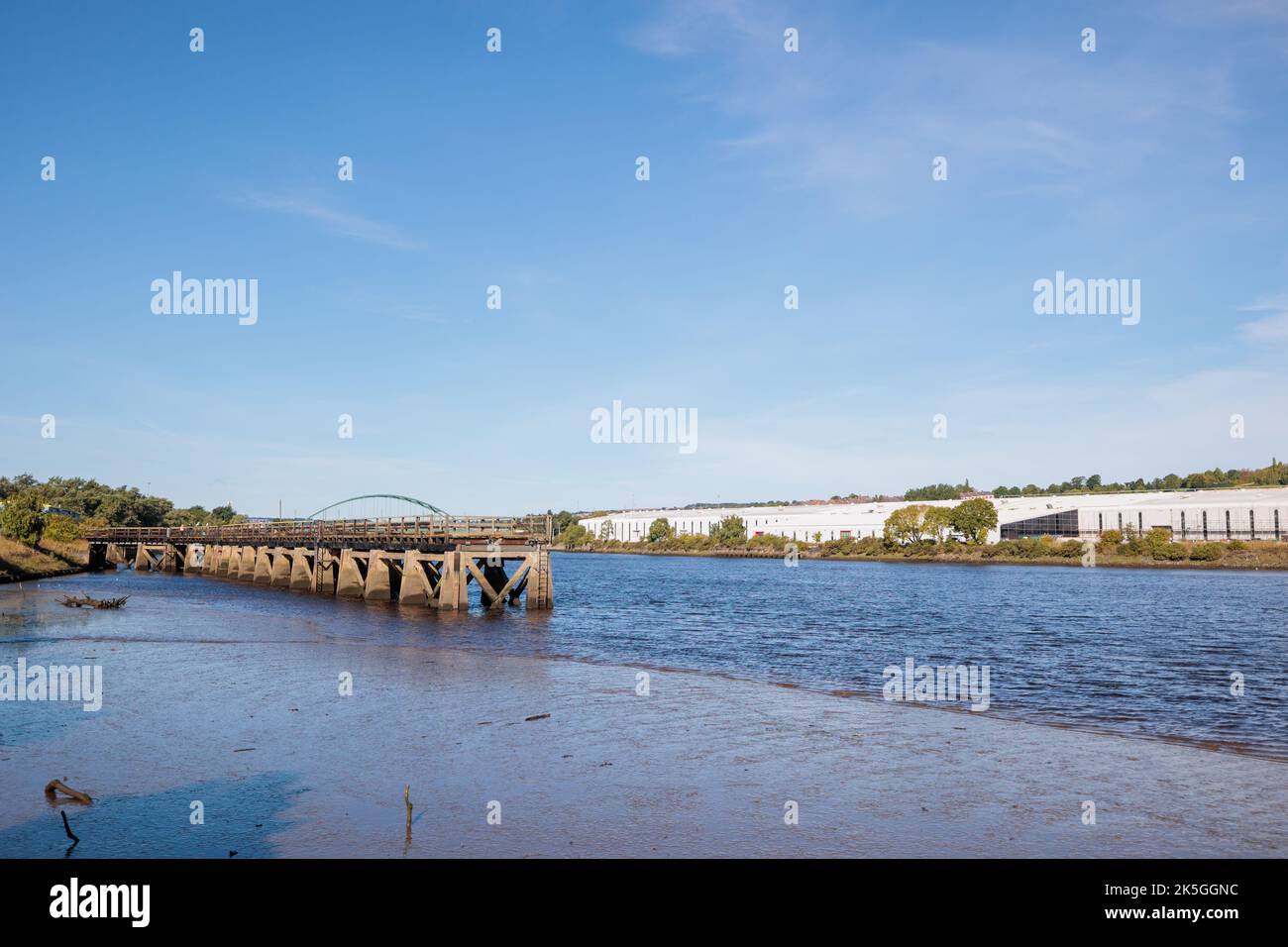 Blaydon England: 17th Sept 2022: View of derwenthaugh staithes view on ...