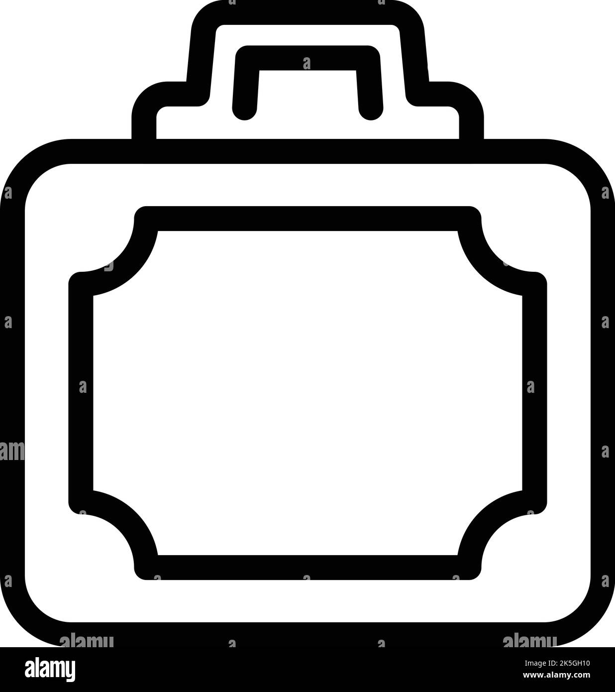 Fix case icon outline vector. Tool box. Open kit Stock Vector Image ...