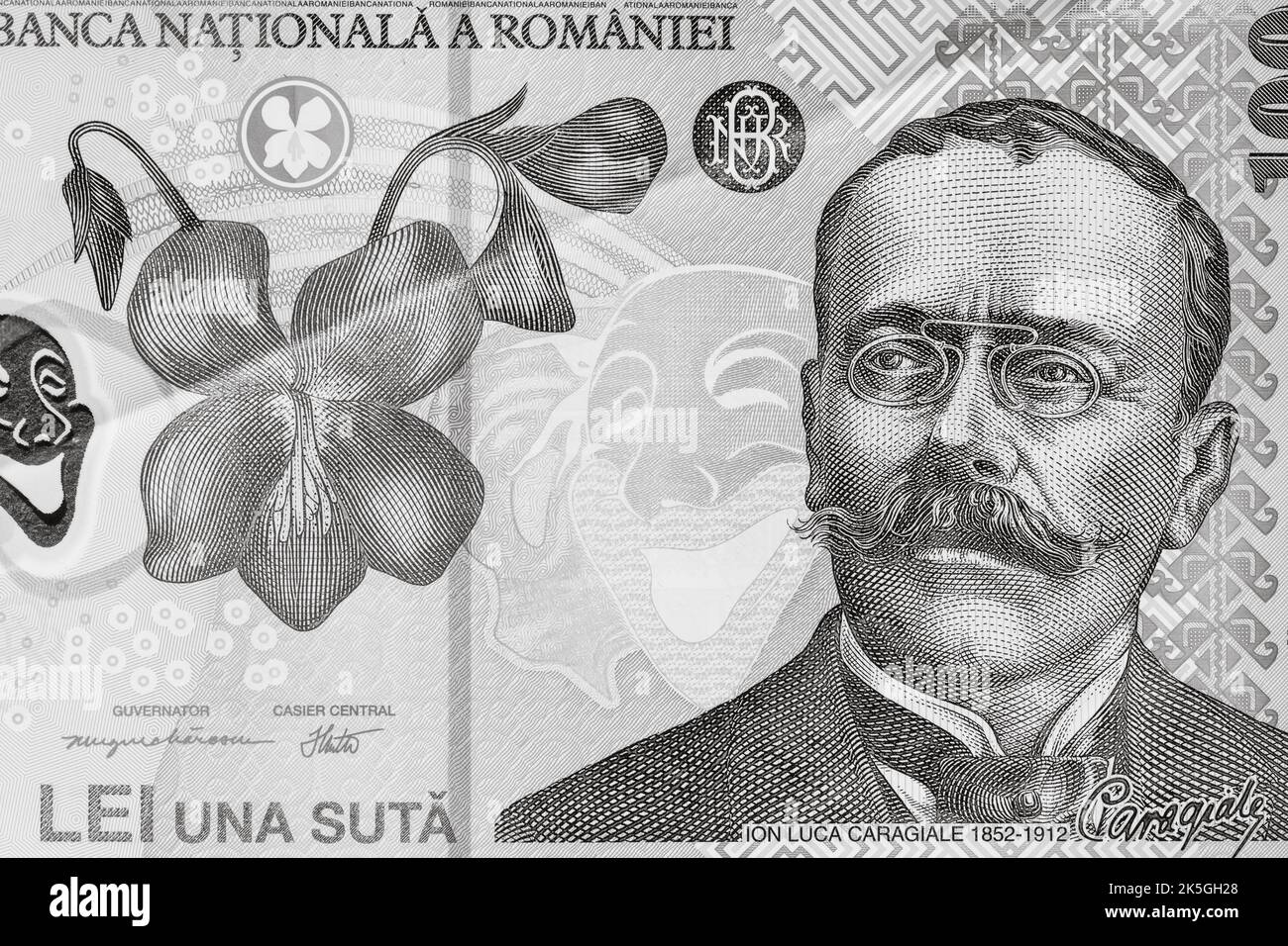 LEI Romanian money. RON Leu money european currency and inflation Stock ...