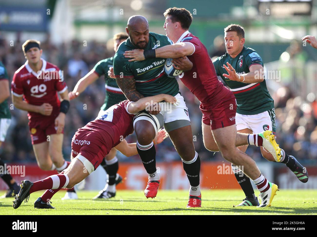 Leicester tigers v sale sharks gallagher premiership mattiol hi-res ...