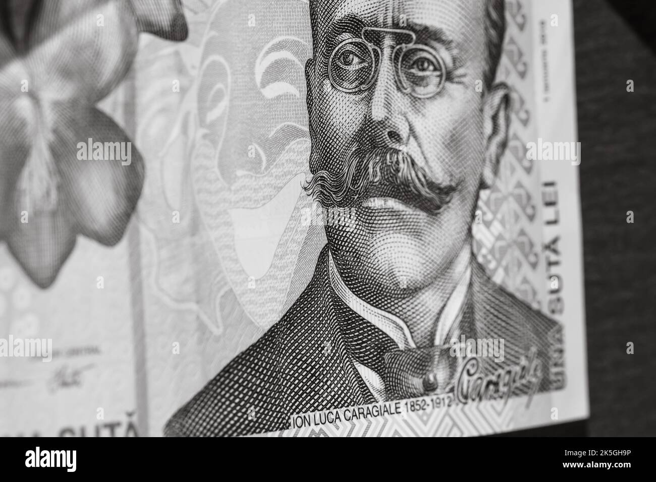 LEI Romanian money. RON Leu money european currency and inflation Stock ...