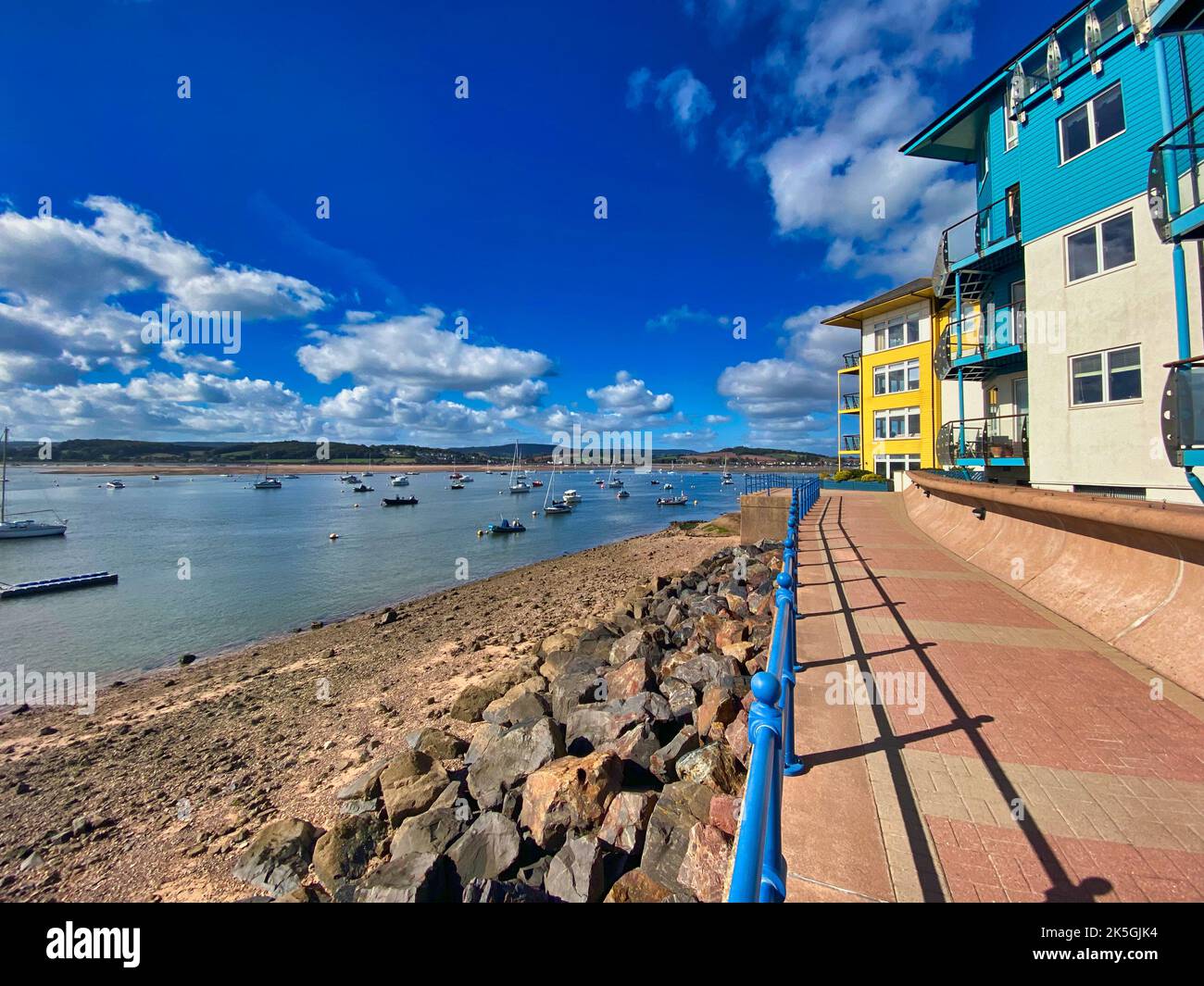 The Exe estuary in Exmouth, Devon Stock Photo - Alamy