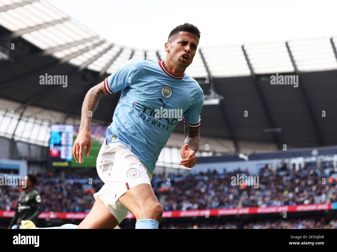 Manchester, England, 8th October 2022. Joao Cancelo of Manchester City ...