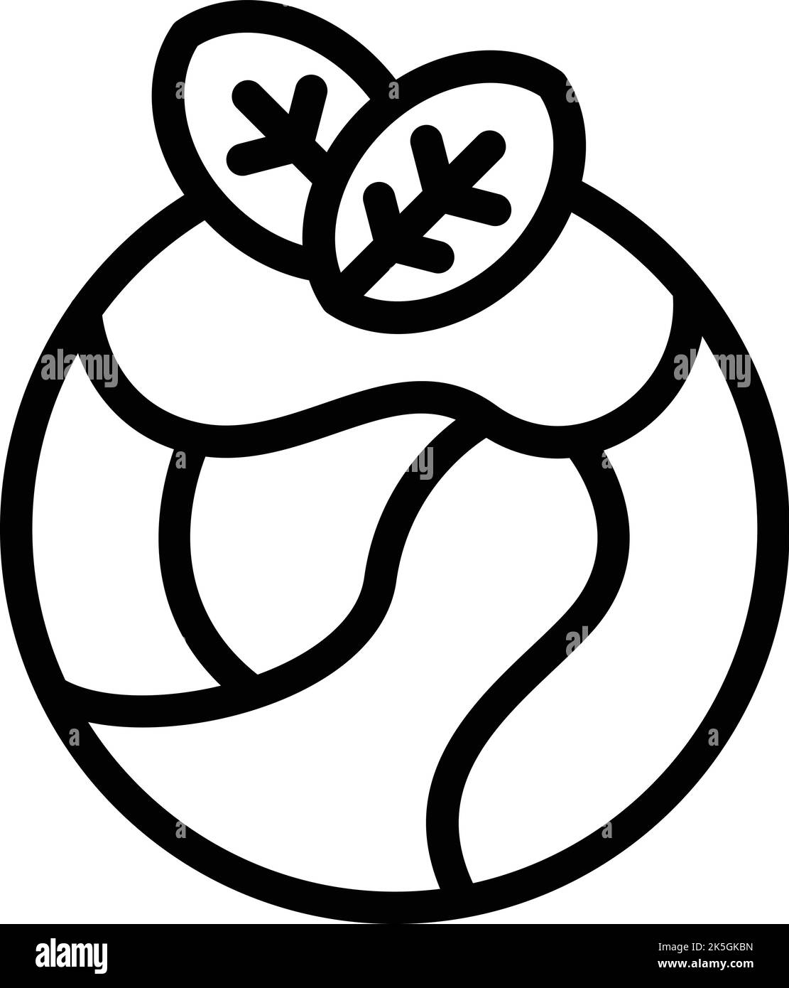 Global eco icon outline vector. Digital science. Nature ecology Stock ...