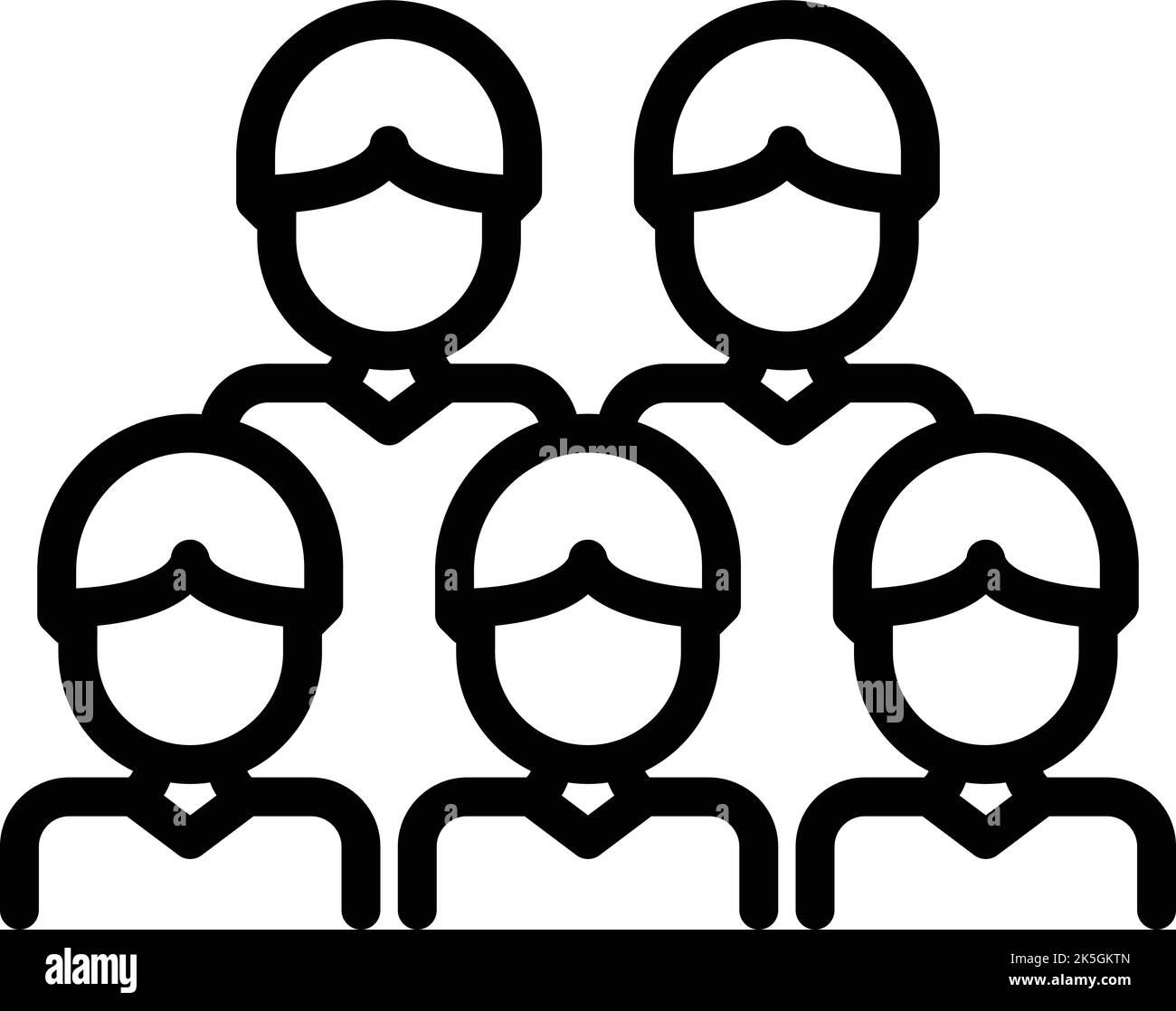 Gamer group icon outline vector. Play online. Cyber controller Stock ...