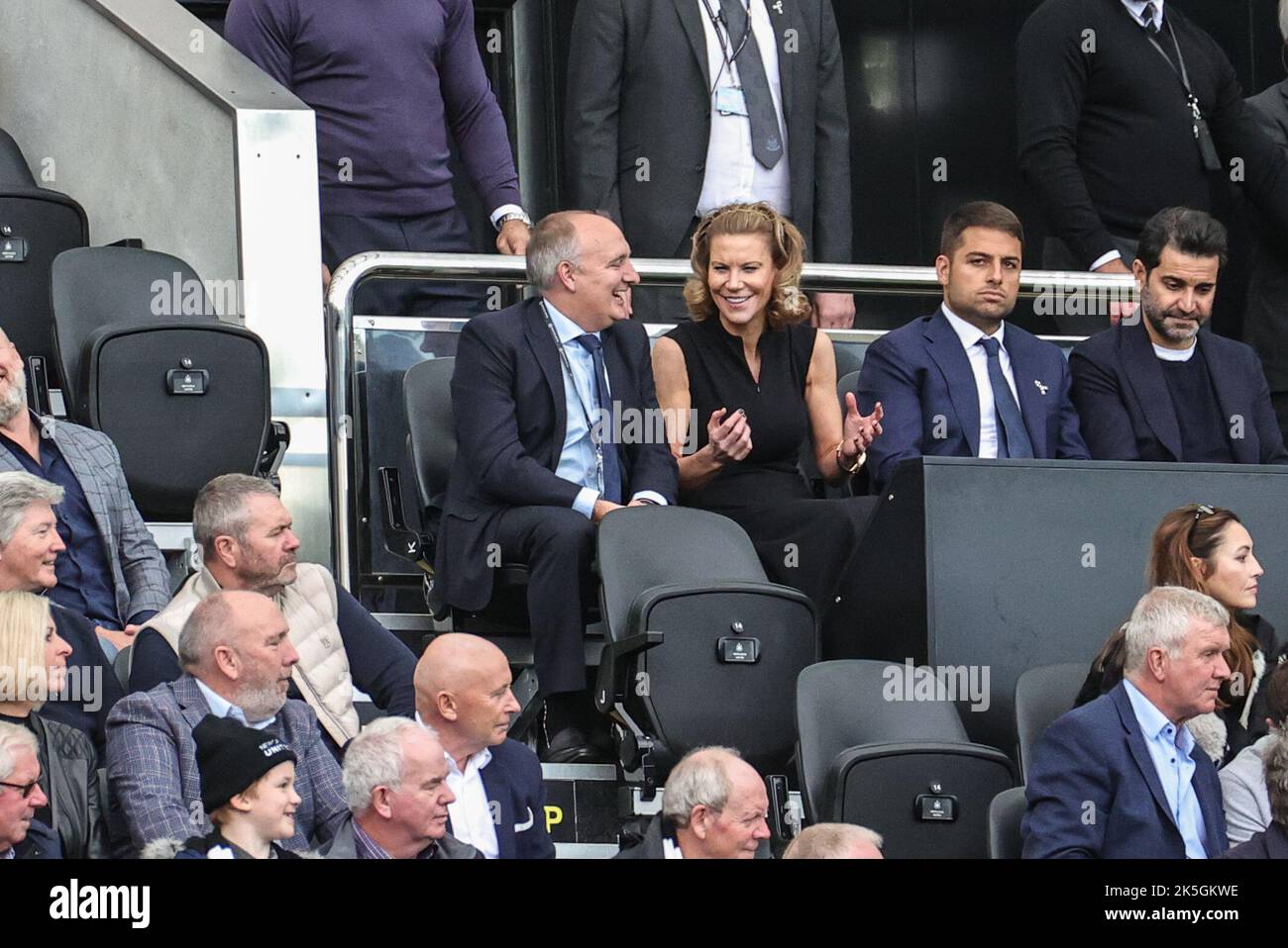Amanda Staveley of Newcastle United full of smiles as Newcastle go 2-0 ...