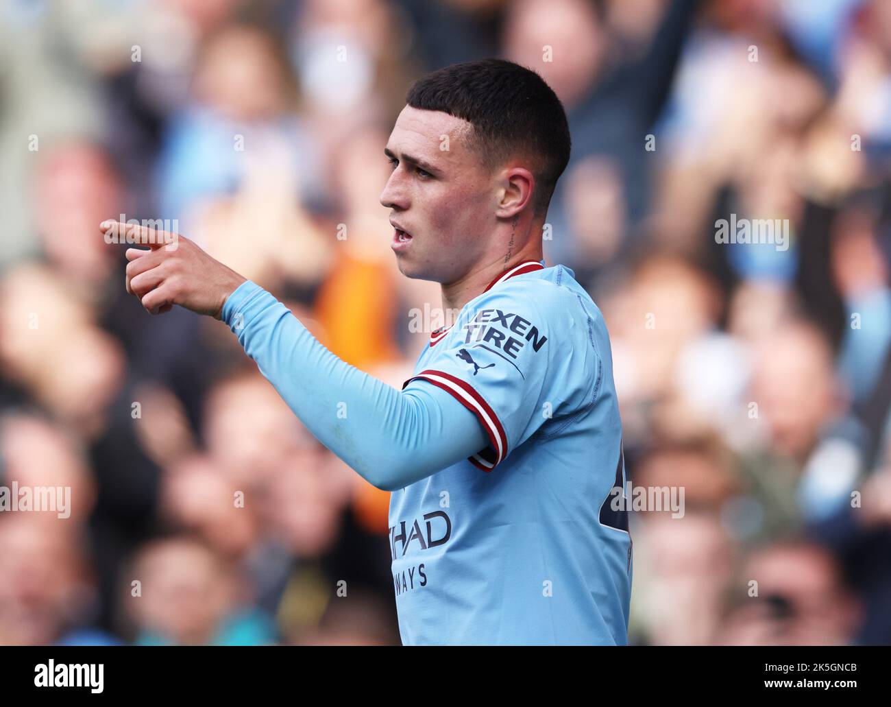 Manchester, England, 8th October 2022. Phil Foden of Manchester City ...