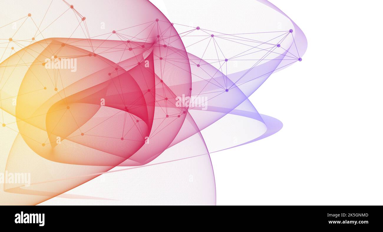 Connections, abstract illustration Stock Photo - Alamy