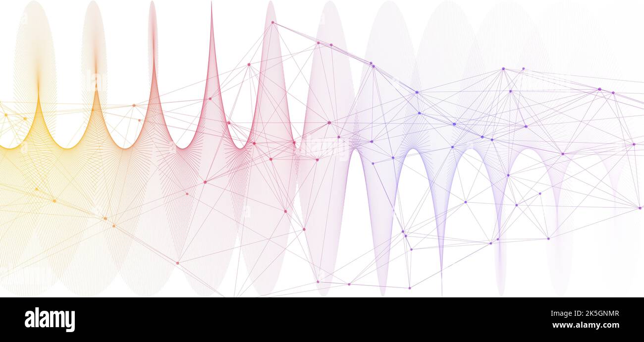 Connections, abstract illustration Stock Photo - Alamy