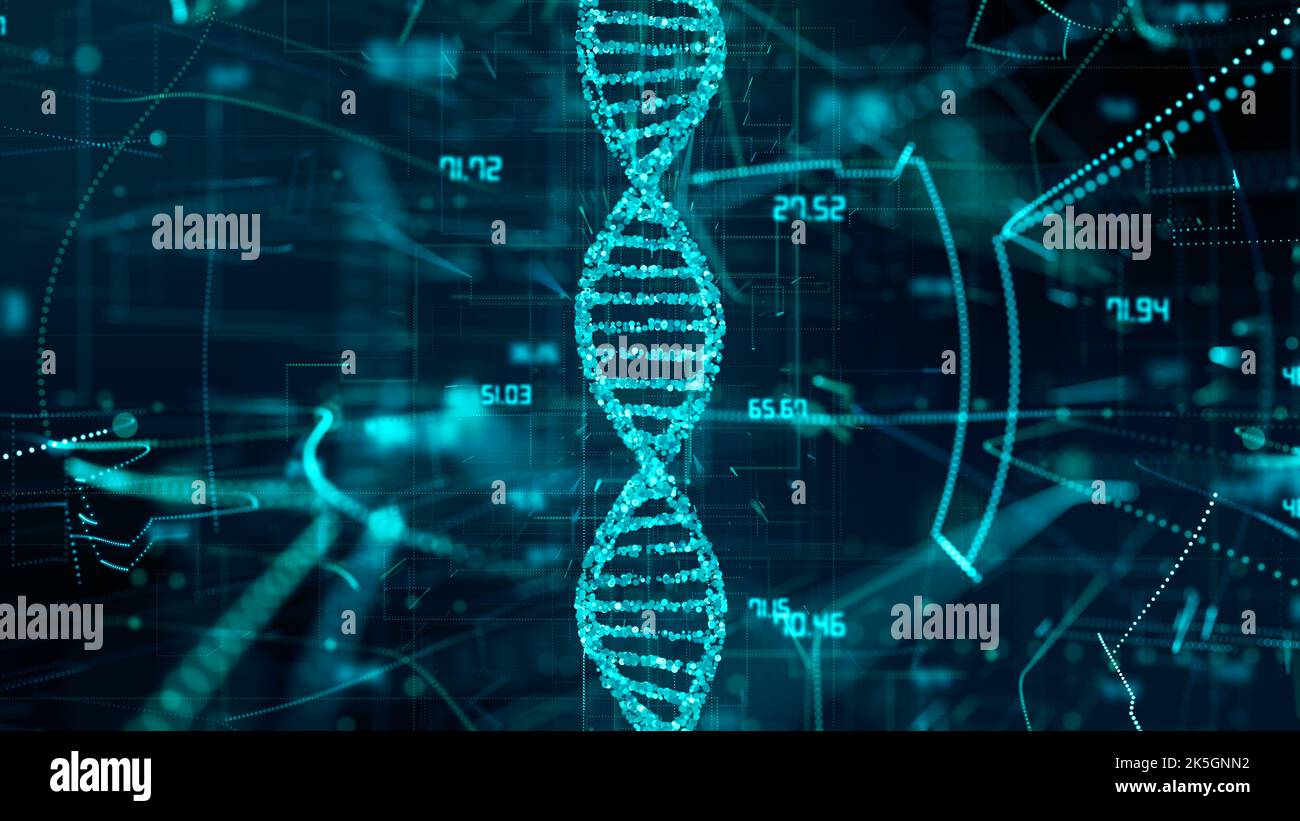 Genetics research, conceptual illustration Stock Photo - Alamy