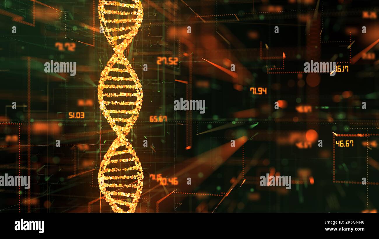 Genetics research, conceptual illustration Stock Photo - Alamy
