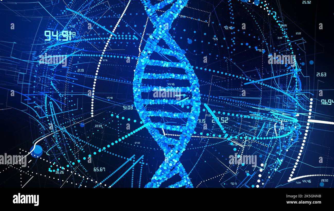 Genetics research, conceptual illustration Stock Photo - Alamy