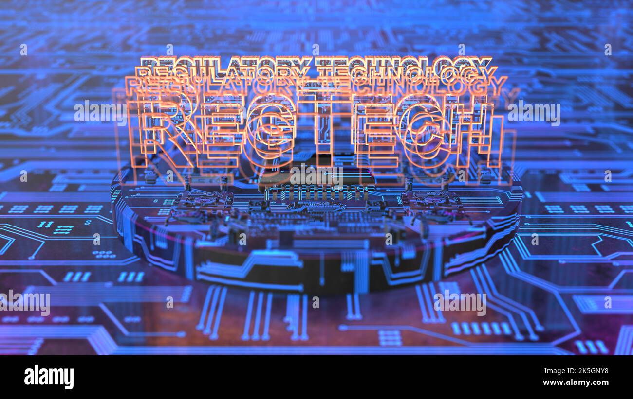Regulatory technology, illustration Stock Photo - Alamy
