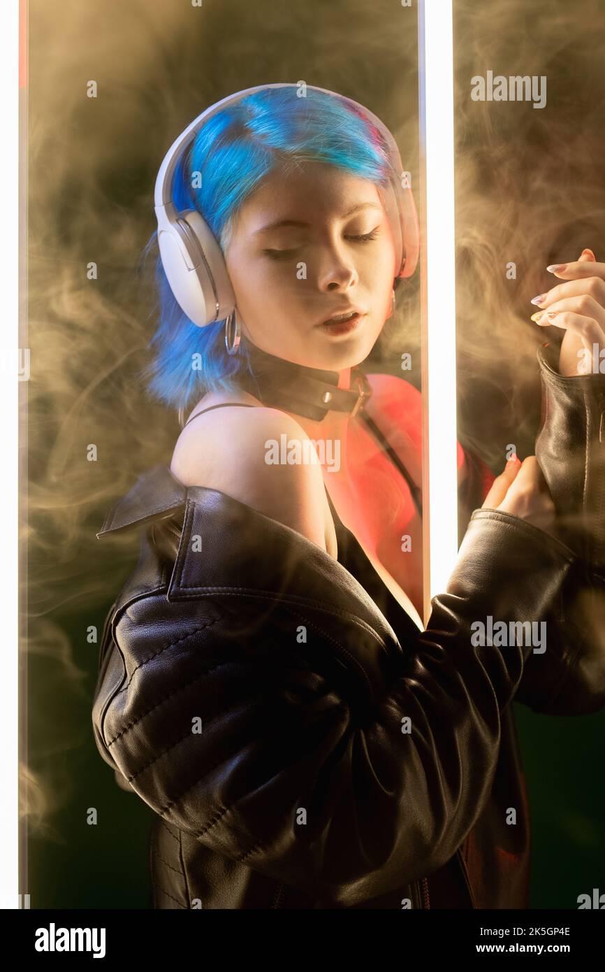 Music vibe. Song chill. Futuristic technology. Inspired gentle ...