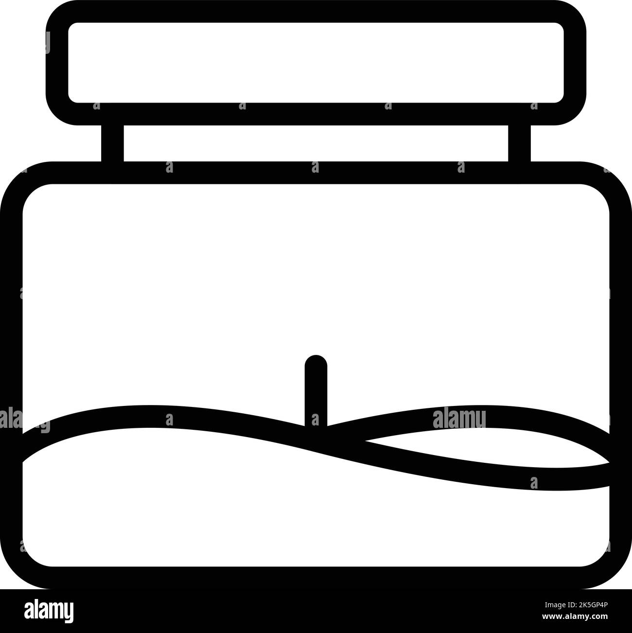 Wax jar candle icon outline vector. Making workshop. Class decorate ...