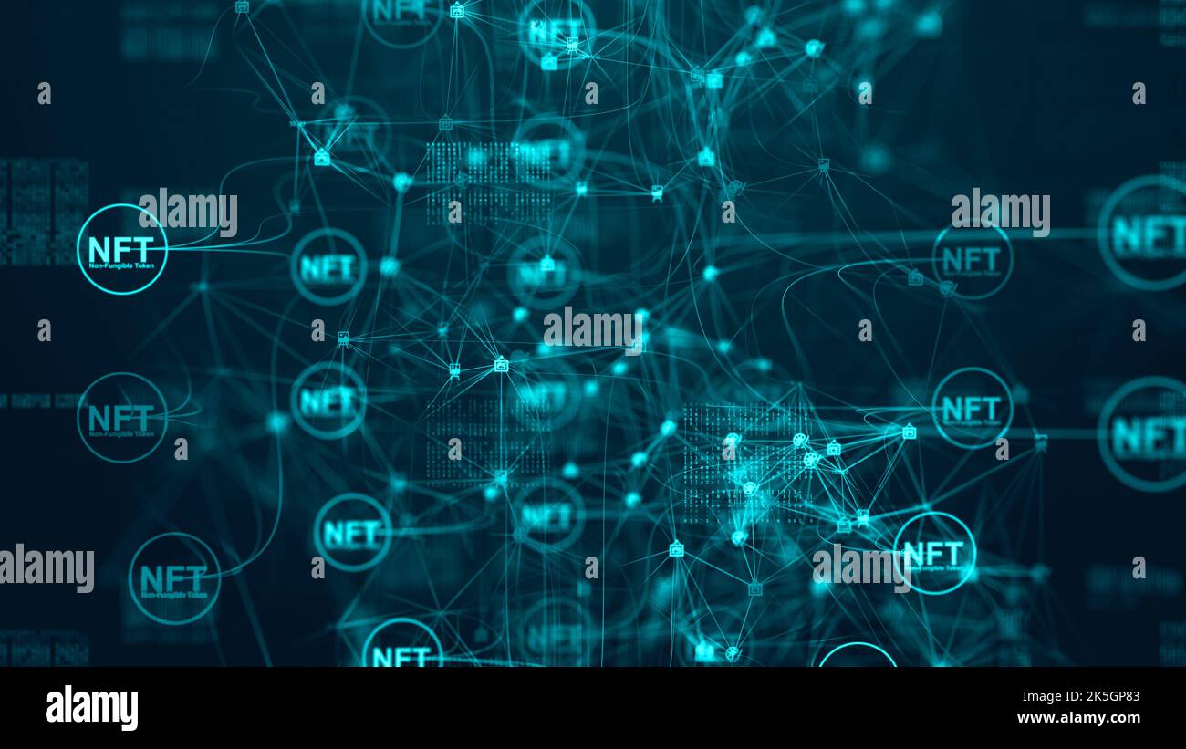 Non-fungible token (NFT), Illustration Stock Photo - Alamy